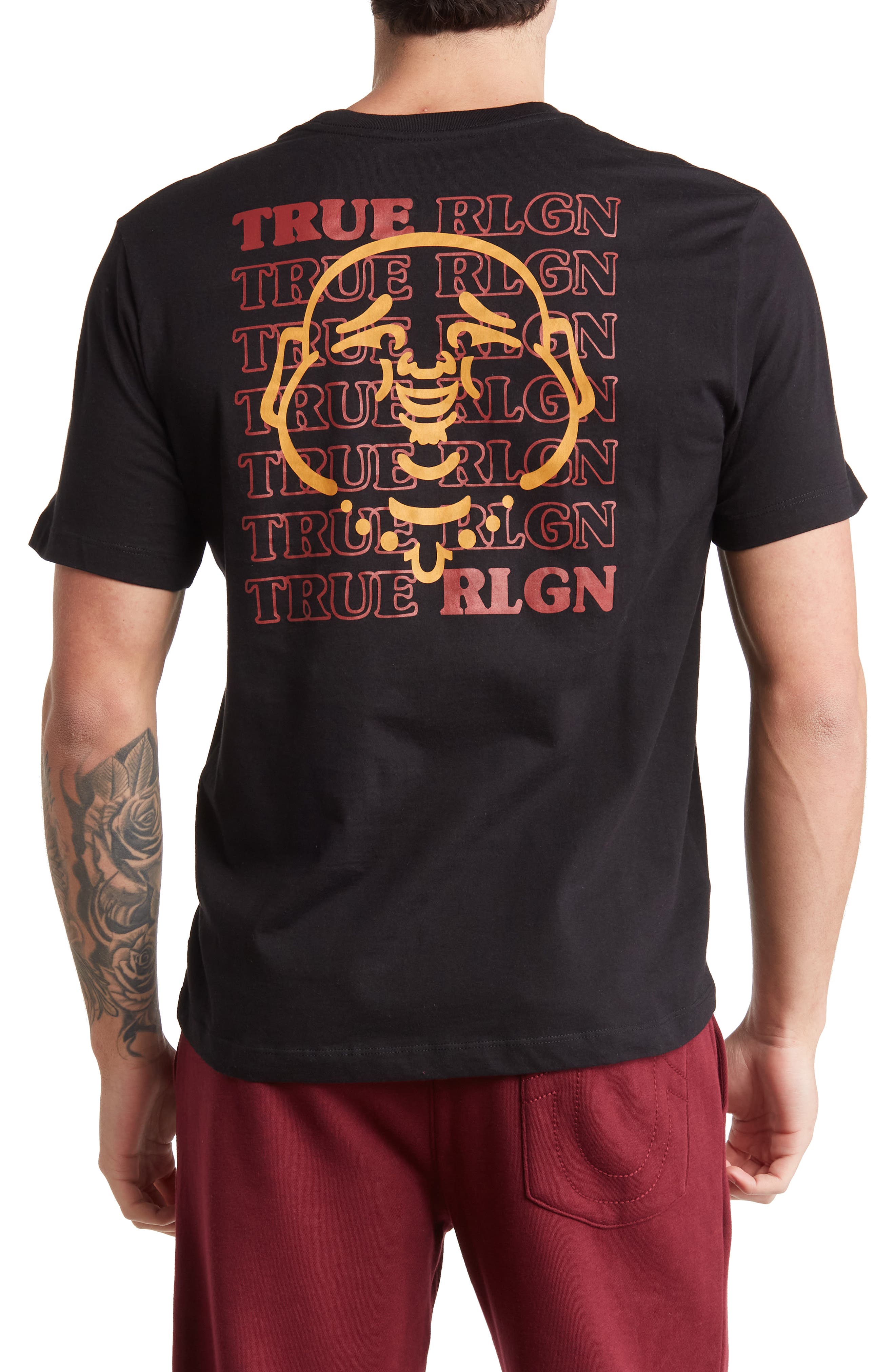True Religion Brand Jeans Repeat Buddha Cotton Tee | Nordstromrack