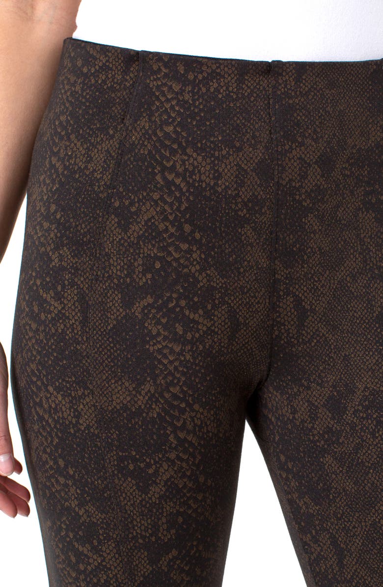Liverpool Los Angeles Reese Python Print High Waist Ponte Leggings ...