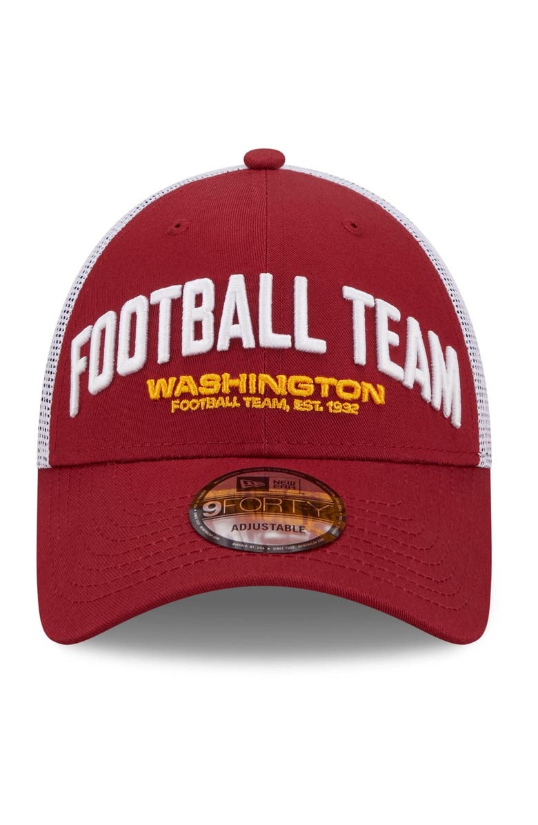 New Era Men's New Era Burgundy/White Washington Football Team Team ...