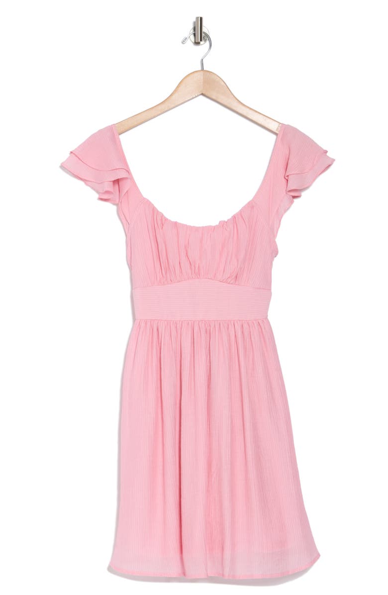 Blu Pepper Flutter Sleeve Fit & Flare Minidress | Nordstromrack
