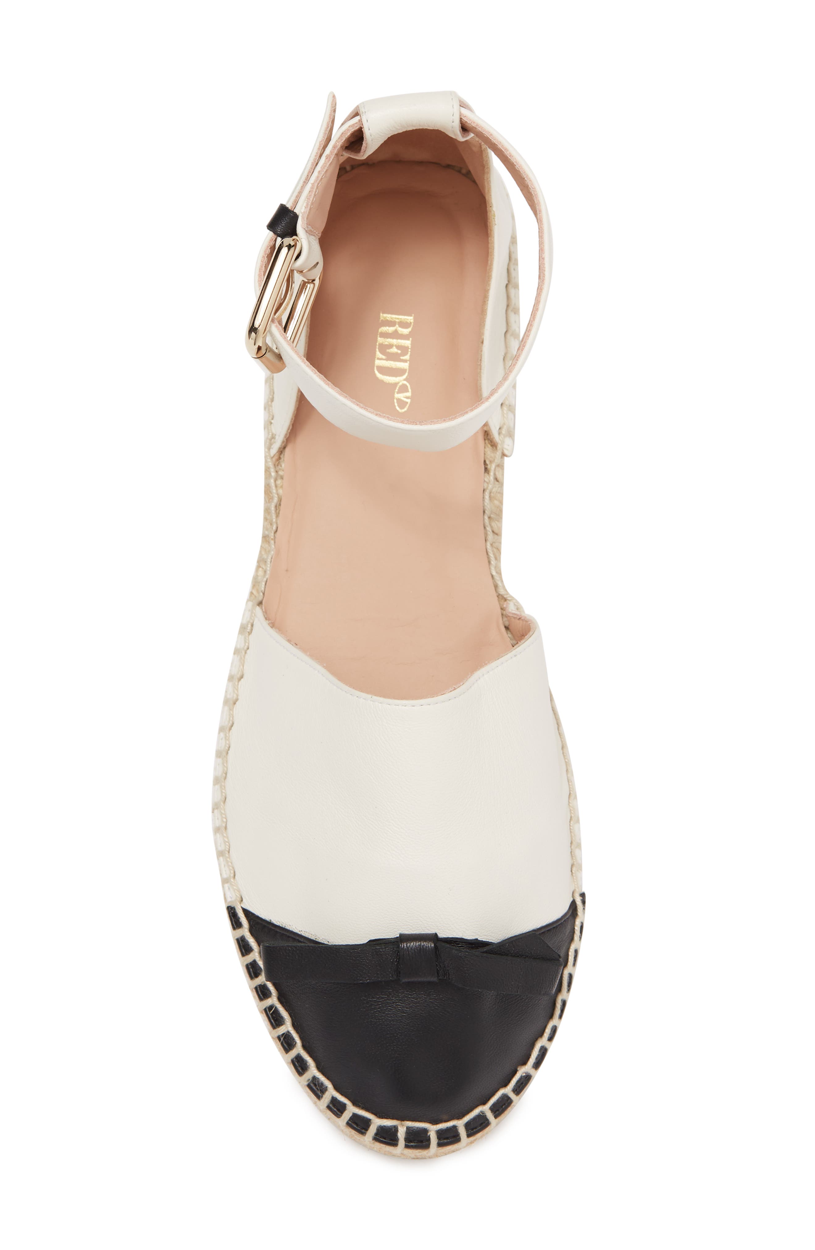 RED Valentino Cap Toe Bow Platform Espadrille (Women) | Nordstromrack