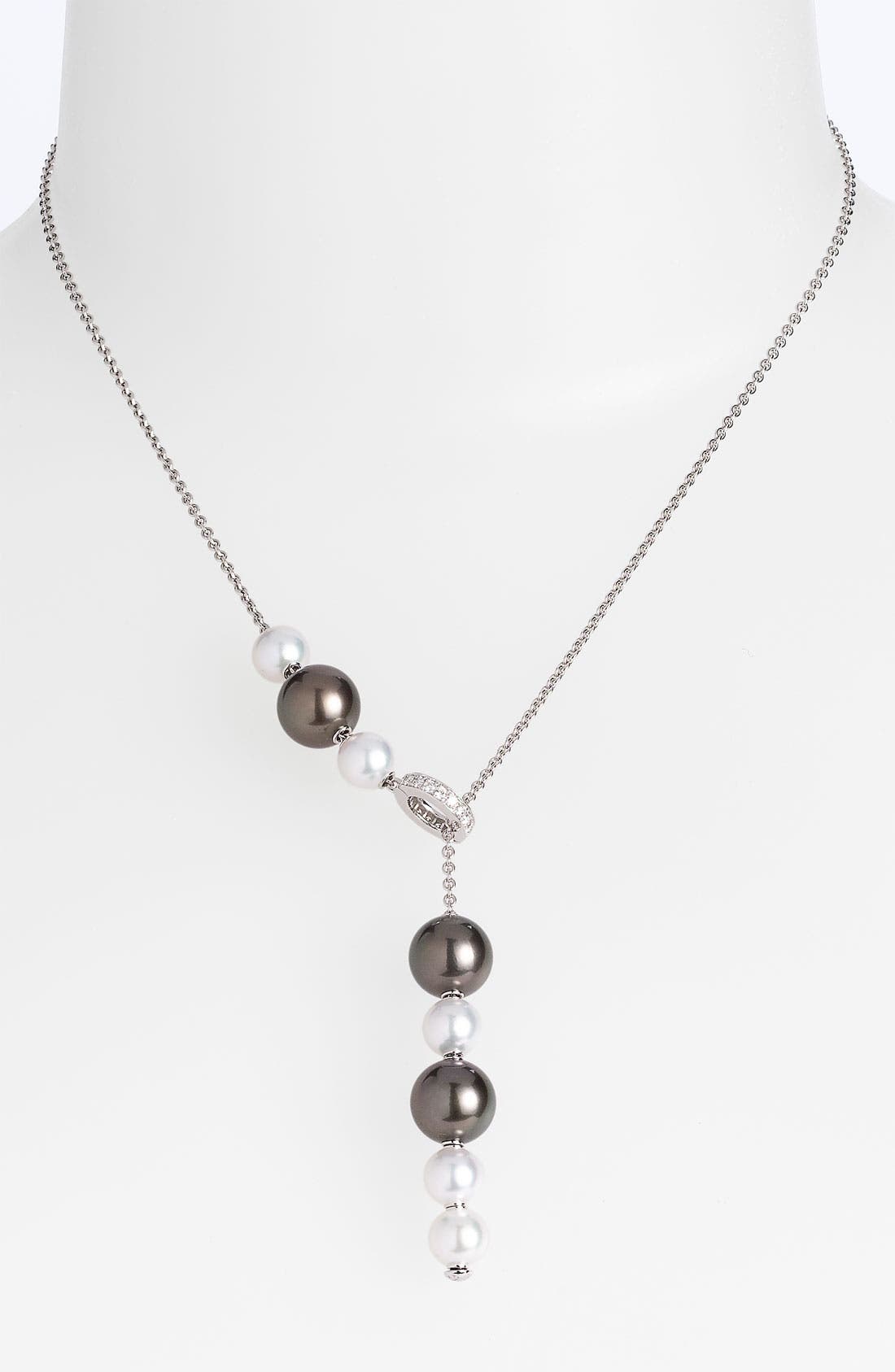 Mikimoto Pearls in Motion Black South Sea & Akoya Cultured Pearl ...