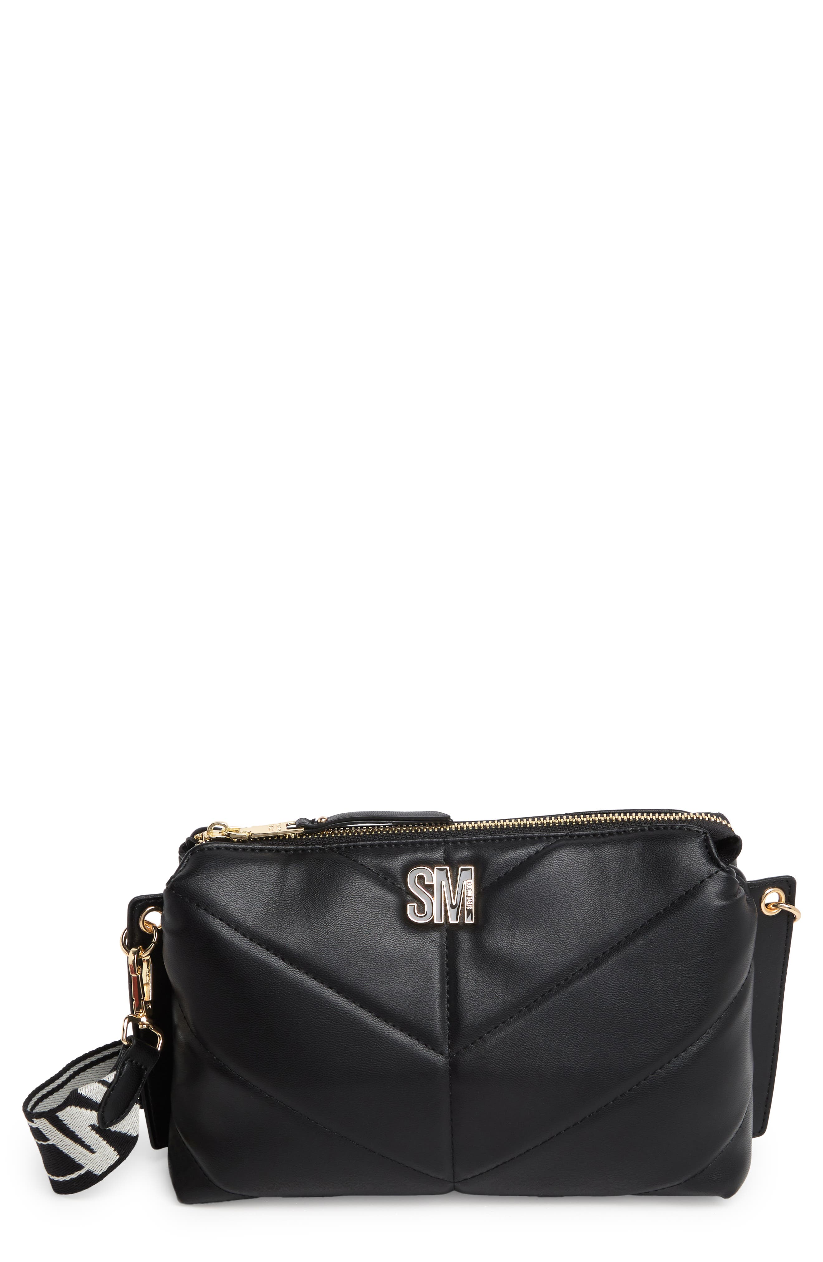 Steve Madden Chevron Quilted Top Zip Crossbody Bag | Nordstromrack