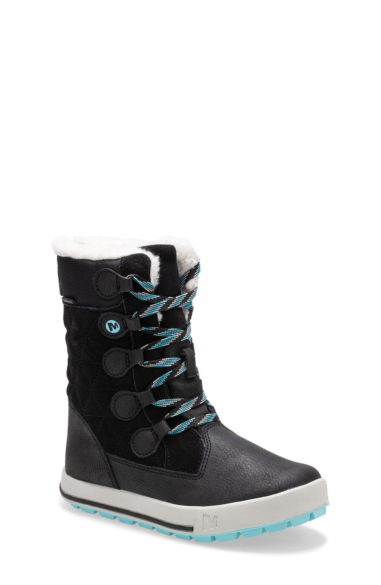 Merrell Kid's Heidi Faux Fur Trim Waterproof Boot | Nordstrom