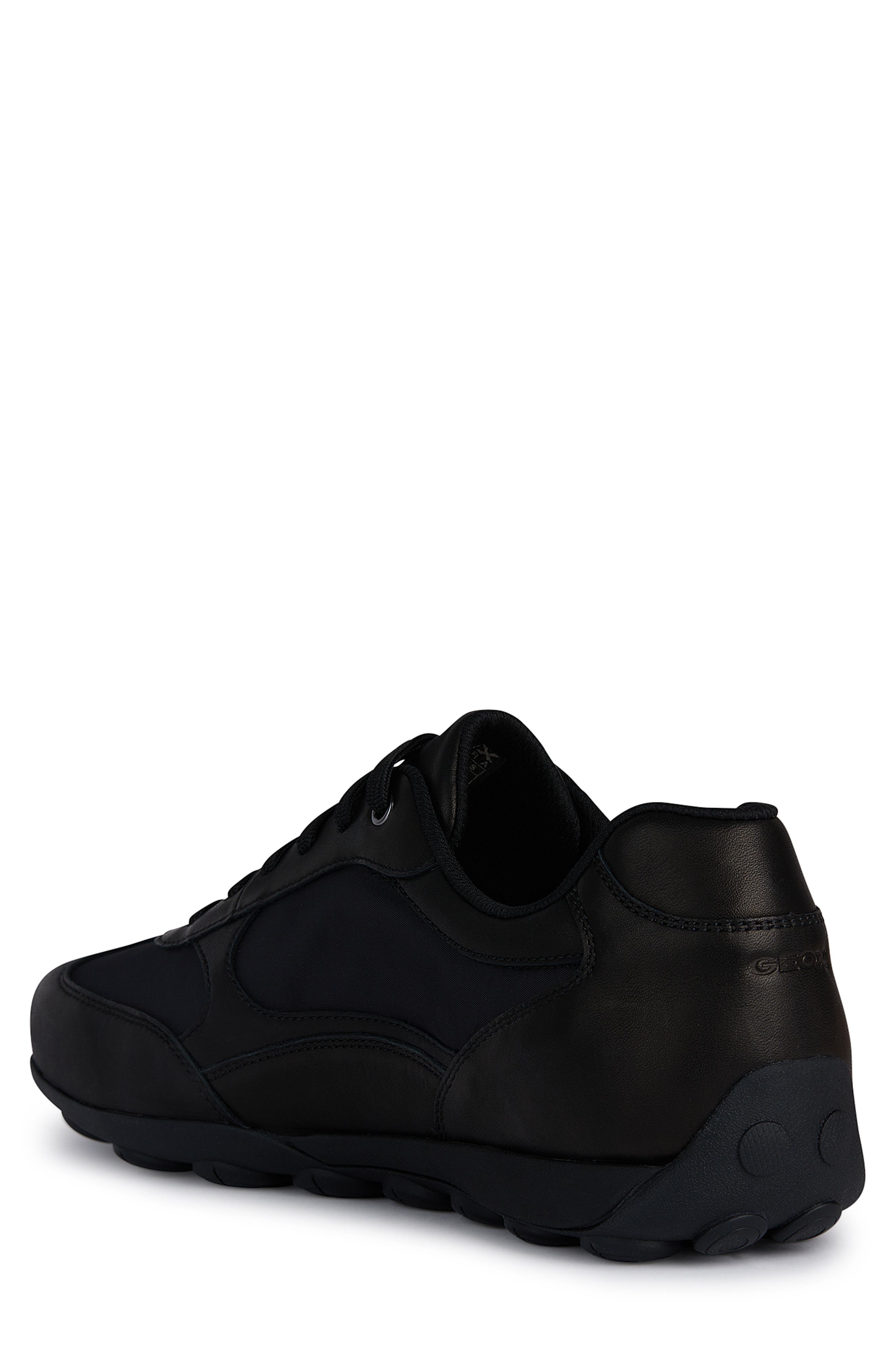 Geox Mixed Media Mesh Lace-Up Sneaker (Men) | Nordstromrack