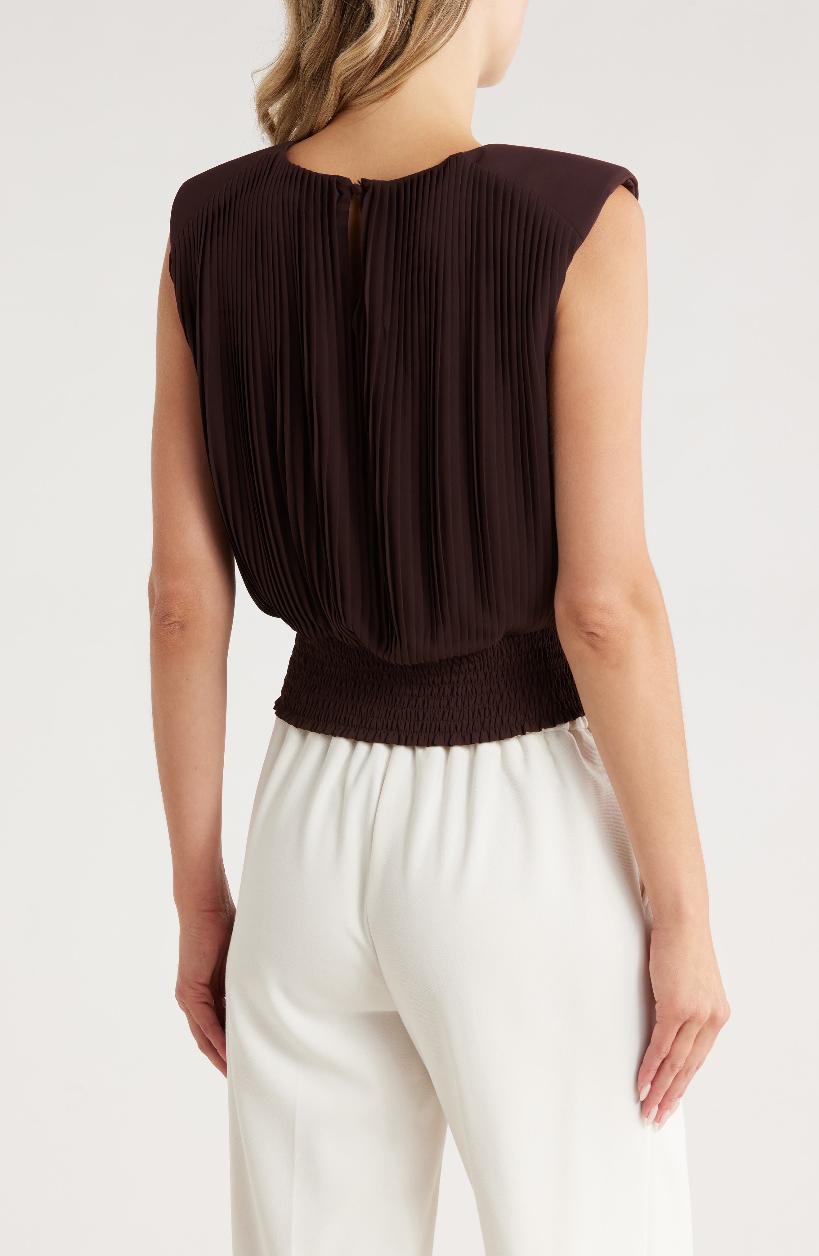 JASON WU Pleated Sleeveless Crop Top | Nordstromrack