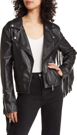 Vigoss Fringe Moto Jacket | Nordstromrack