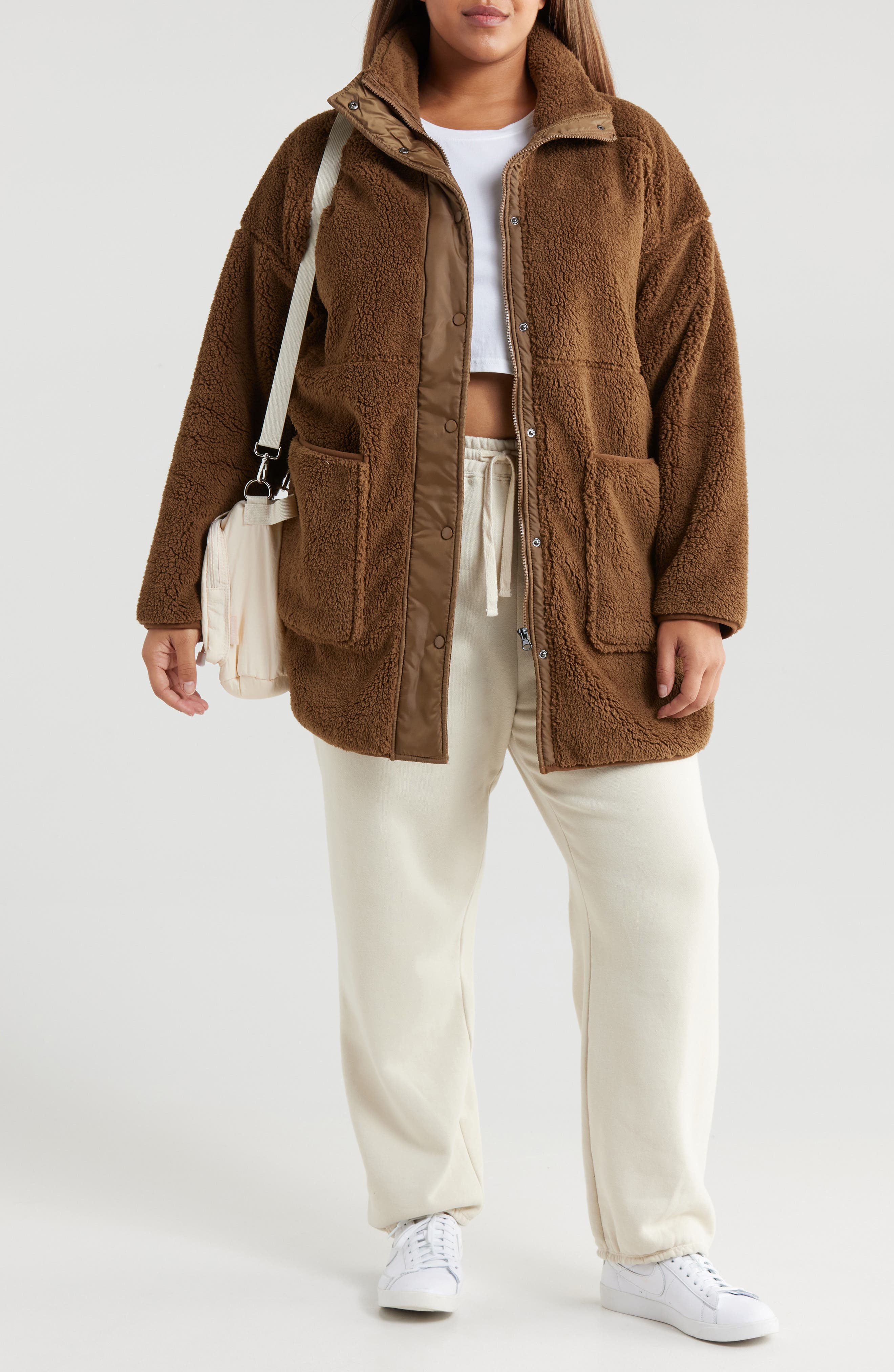 Zella Faux Shearling Jacket | Nordstromrack