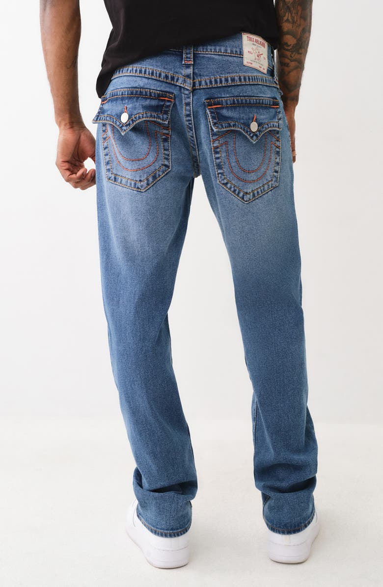 True Religion Brand Jeans Ricky Big T Flap Straight Leg Jeans ...