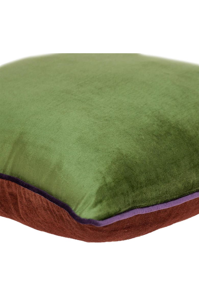 PARKLAND COLLECTION Khole Transitional Olive Throw Pillow | Nordstromrack