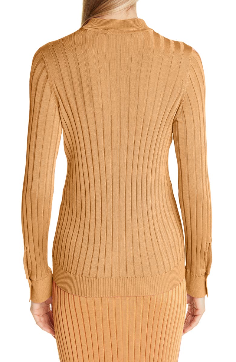 PARTOW Hendrix Rib Polo Sweater | Nordstrom