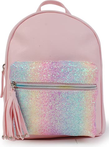 OMG Accessories OMG Rainbow Glitter Mini Backpack | Nordstrom