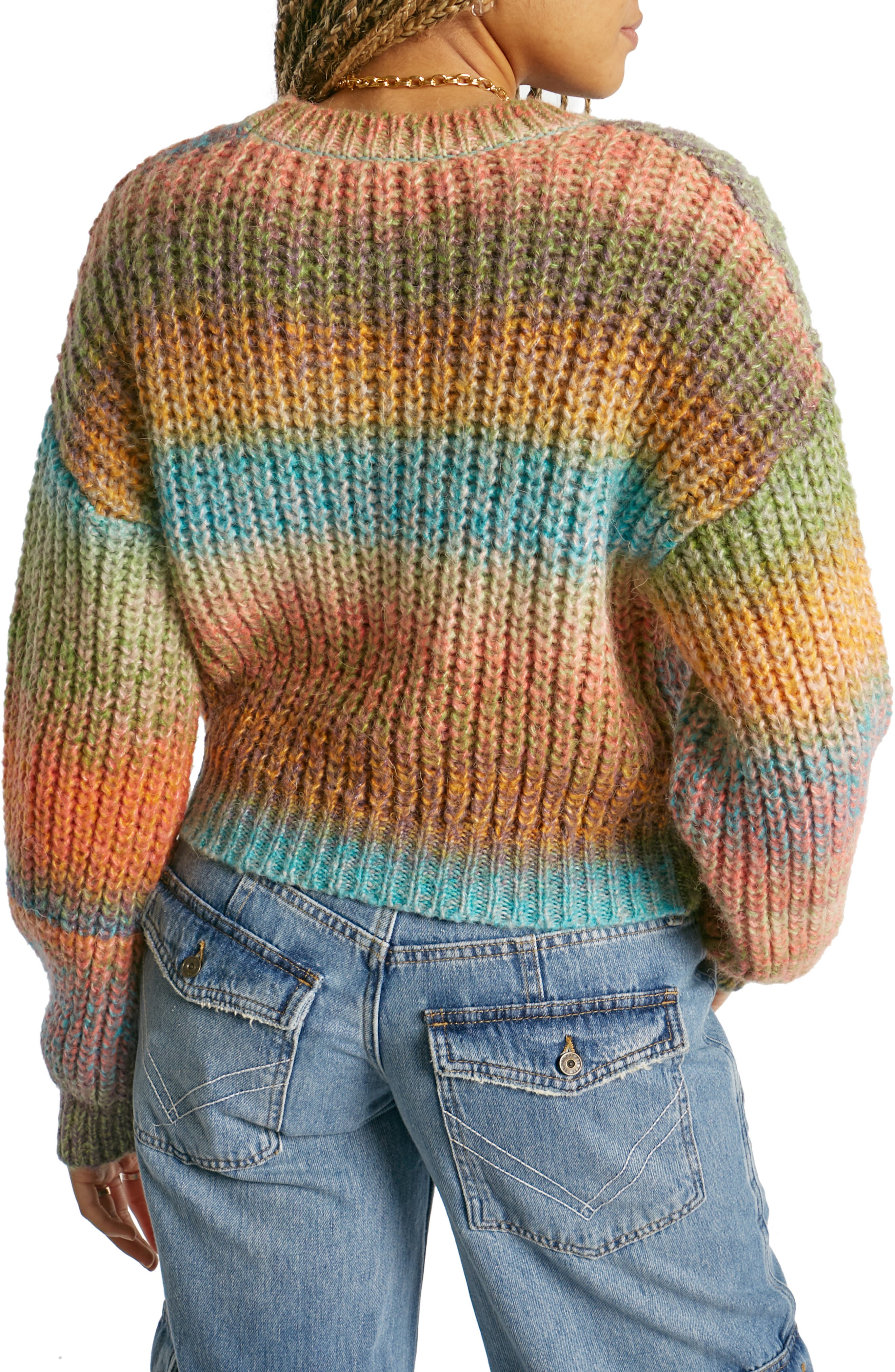 BDG Urban Outfitters Ombré Stripe Chunky Sweater | Nordstromrack