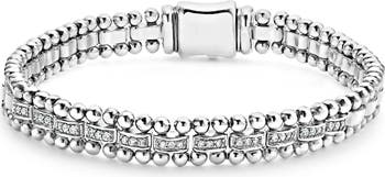LAGOS Caviar Spark Diamond Link Bracelet Nordstrom