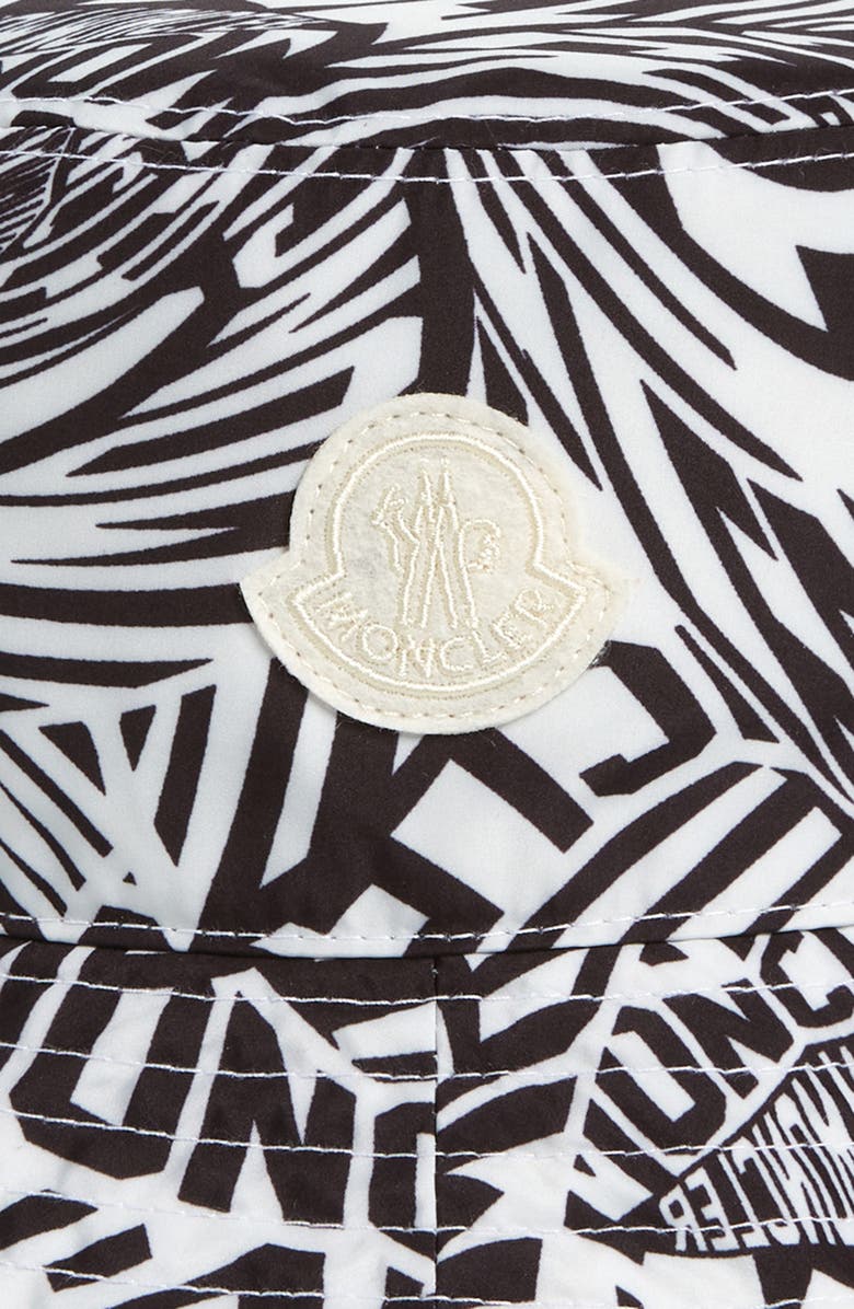 Moncler Wavy Print Logo Bucket Hat | Nordstrom