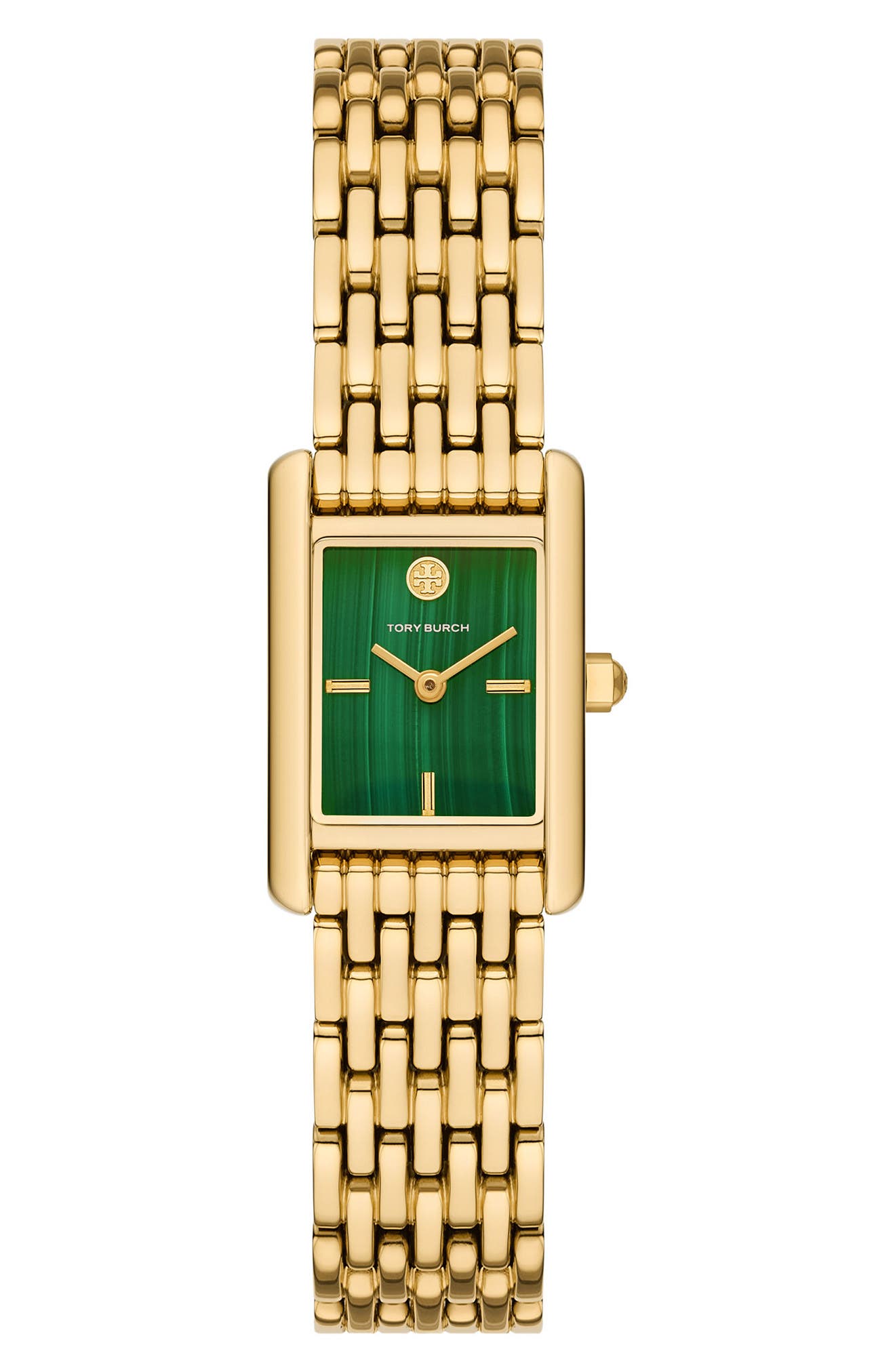 Tory Burch The Small Eleanor Stainless Steel Watch, 19mm x 28mm | Nordstrom