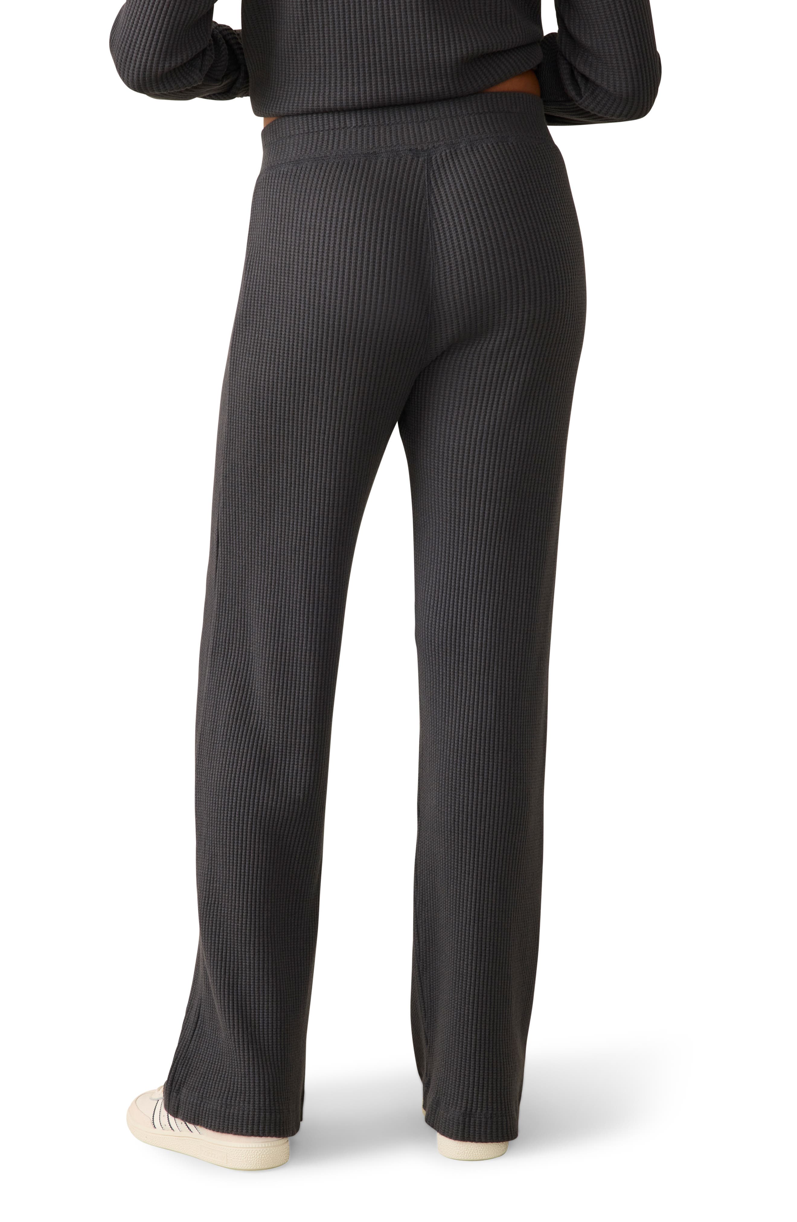 Faherty Legend™ Waffle Wide Leg Pants | Nordstrom