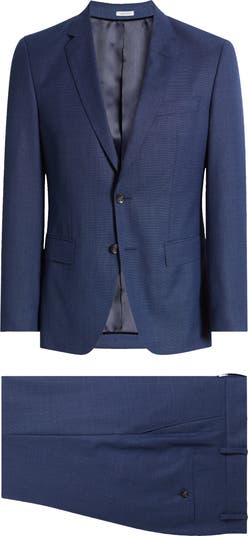 BOSS Huge/Genius Slim Fit Virgin Wool Two-Piece Suit | Nordstromrack