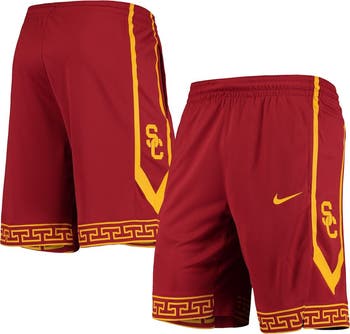 Nike Men's Nike Cardinal USC Trojans Replica Team Basketball Shorts ...