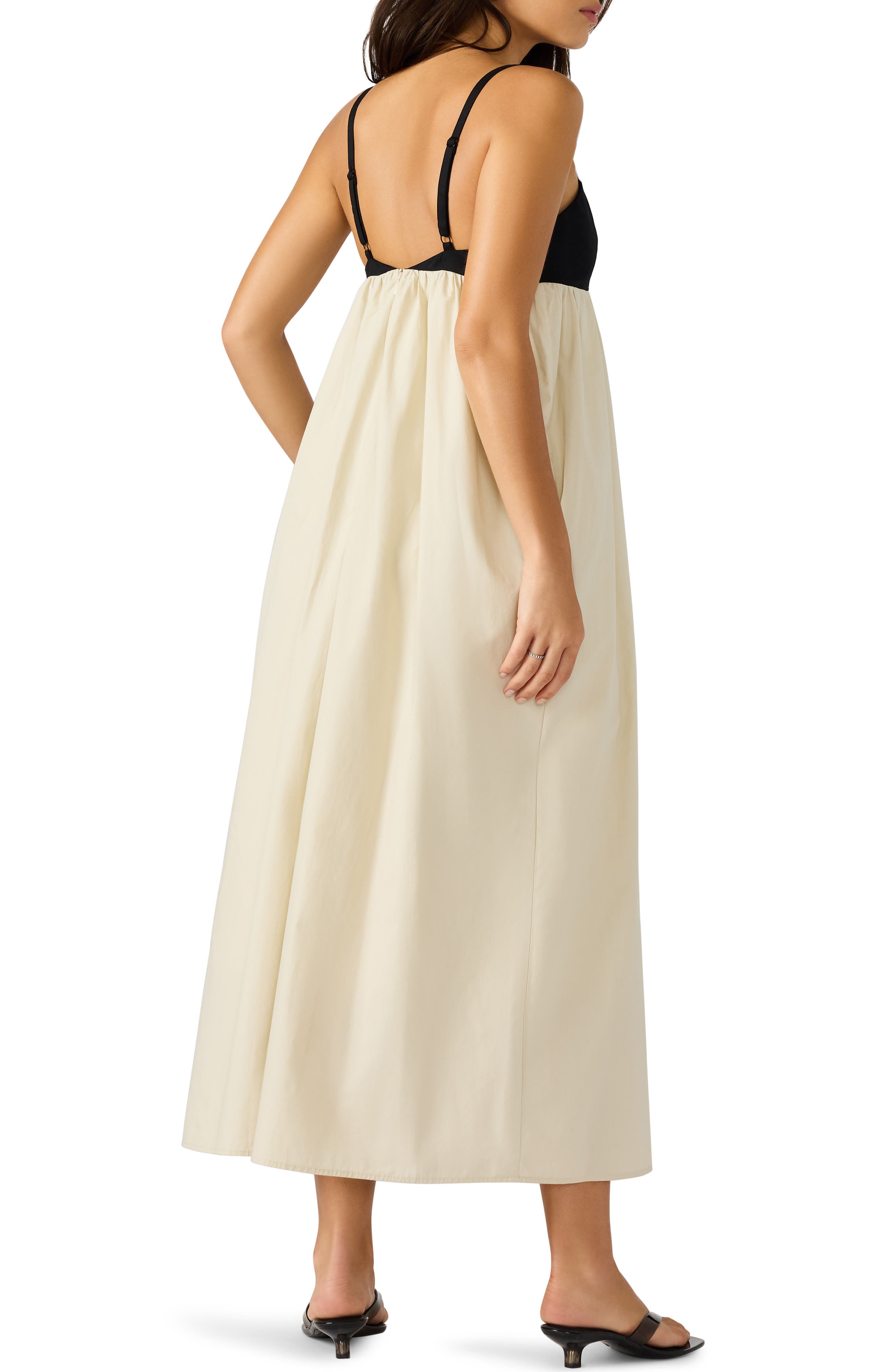 Steve Madden Emmaline Empire Waist Cotton Poplin Maxi Dress | Nordstromrack
