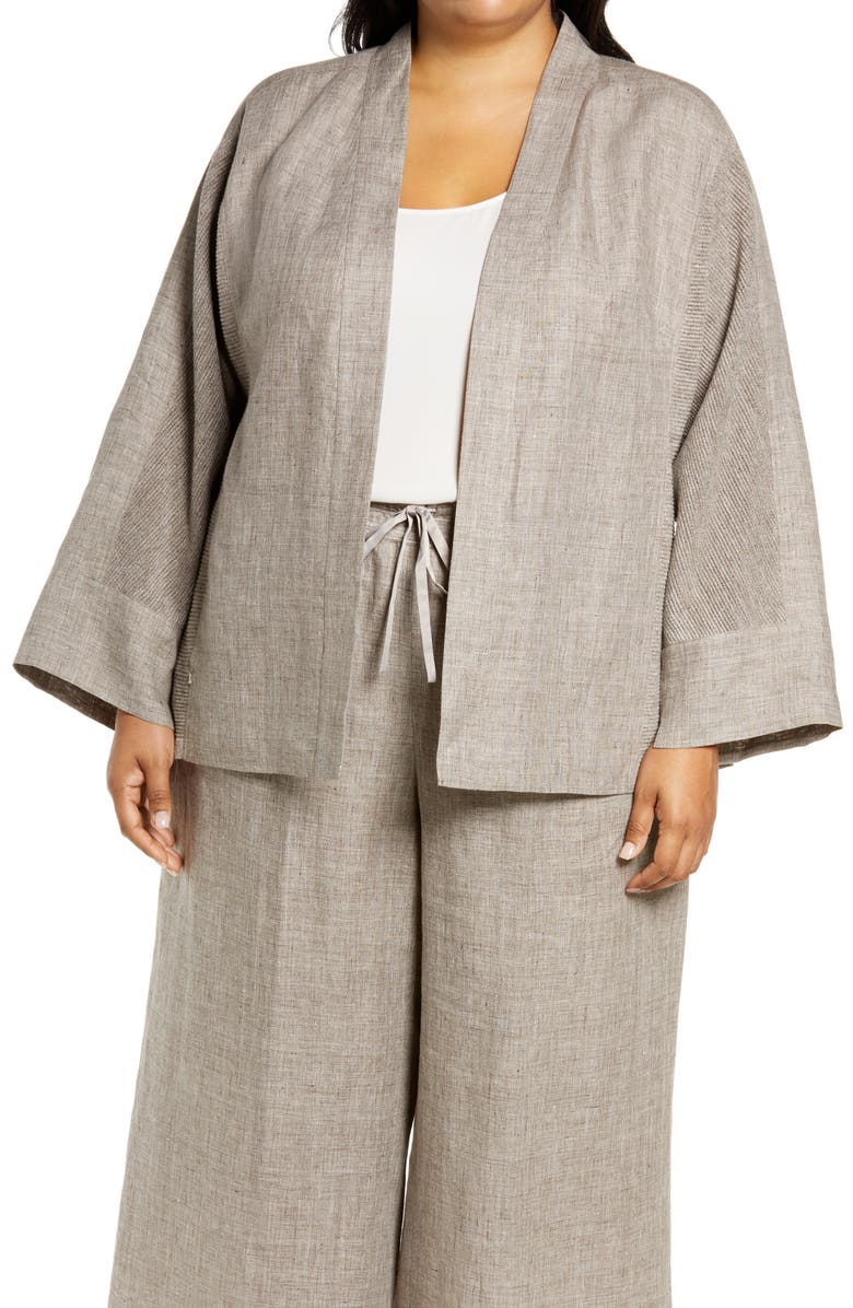 Lafayette 148 New York Shiloh Open Linen Jacket | Nordstromrack