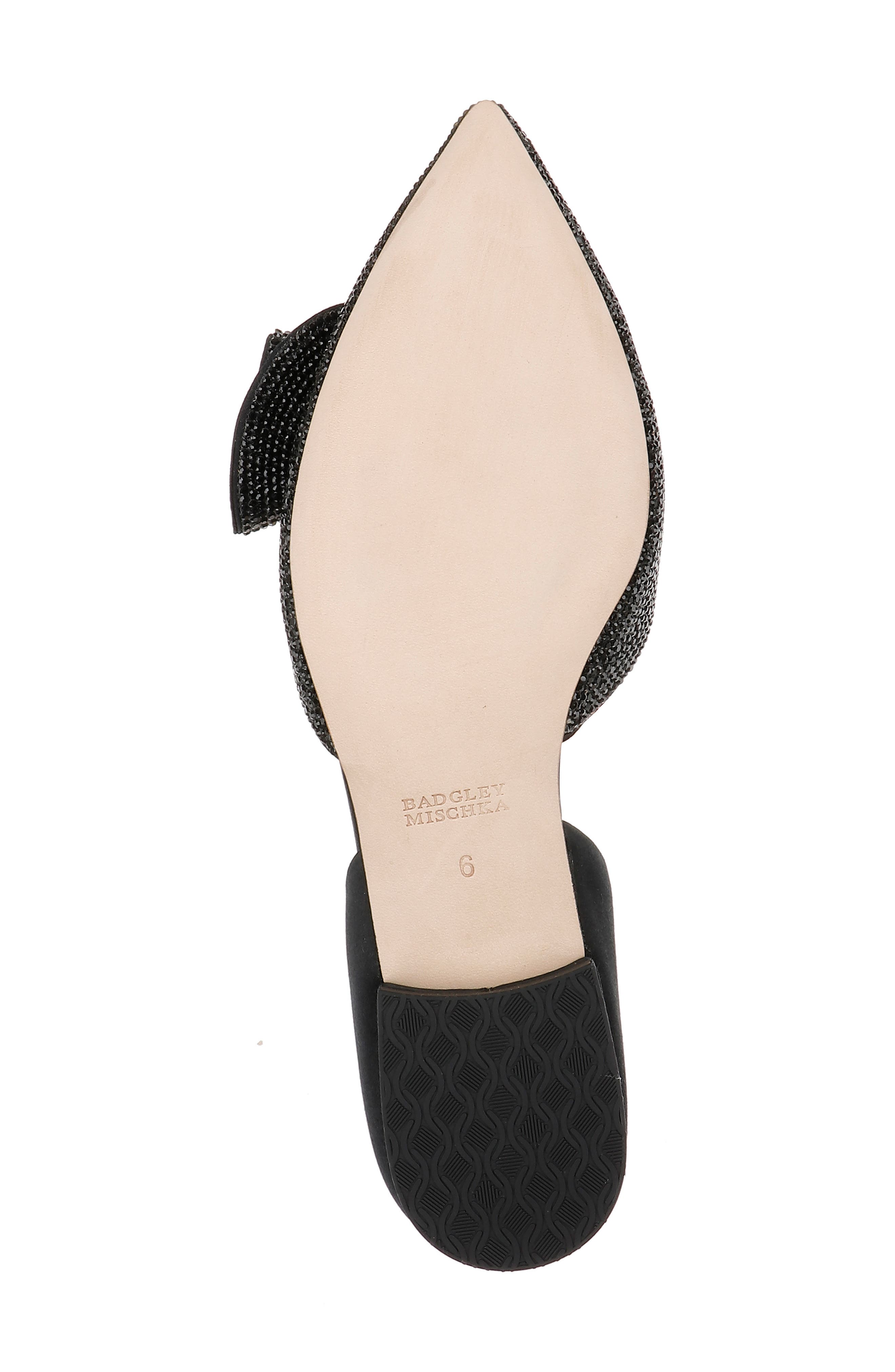 Badgley Mischka Collection Ileana Pointed Toe d'Orsay Flat (Women ...