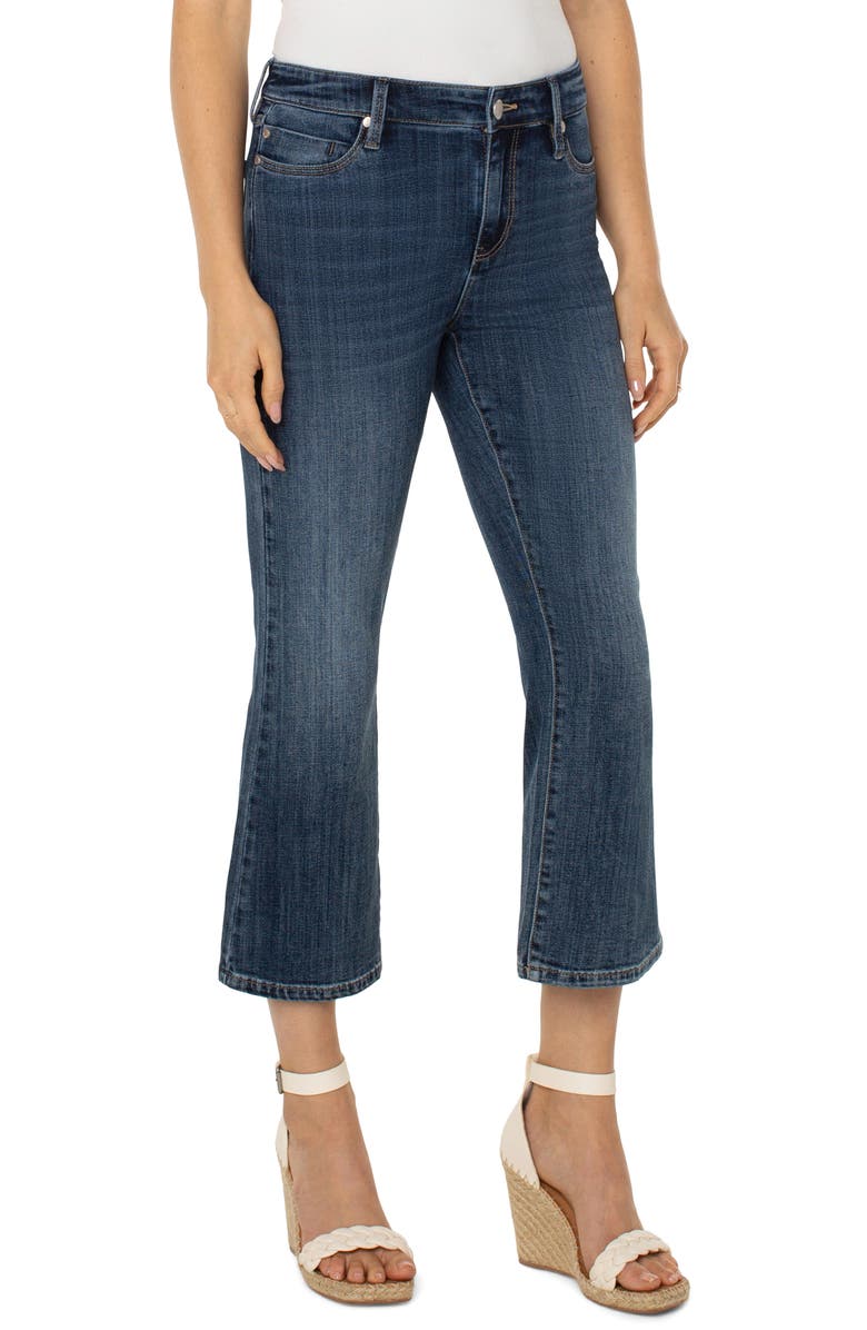 Liverpool Los Angeles Hannah Crop Flare Jeans | Nordstrom