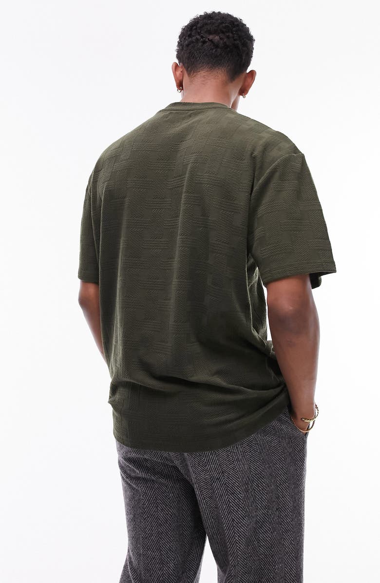 Topman Weave Pattern Oversize T-Shirt | Nordstromrack
