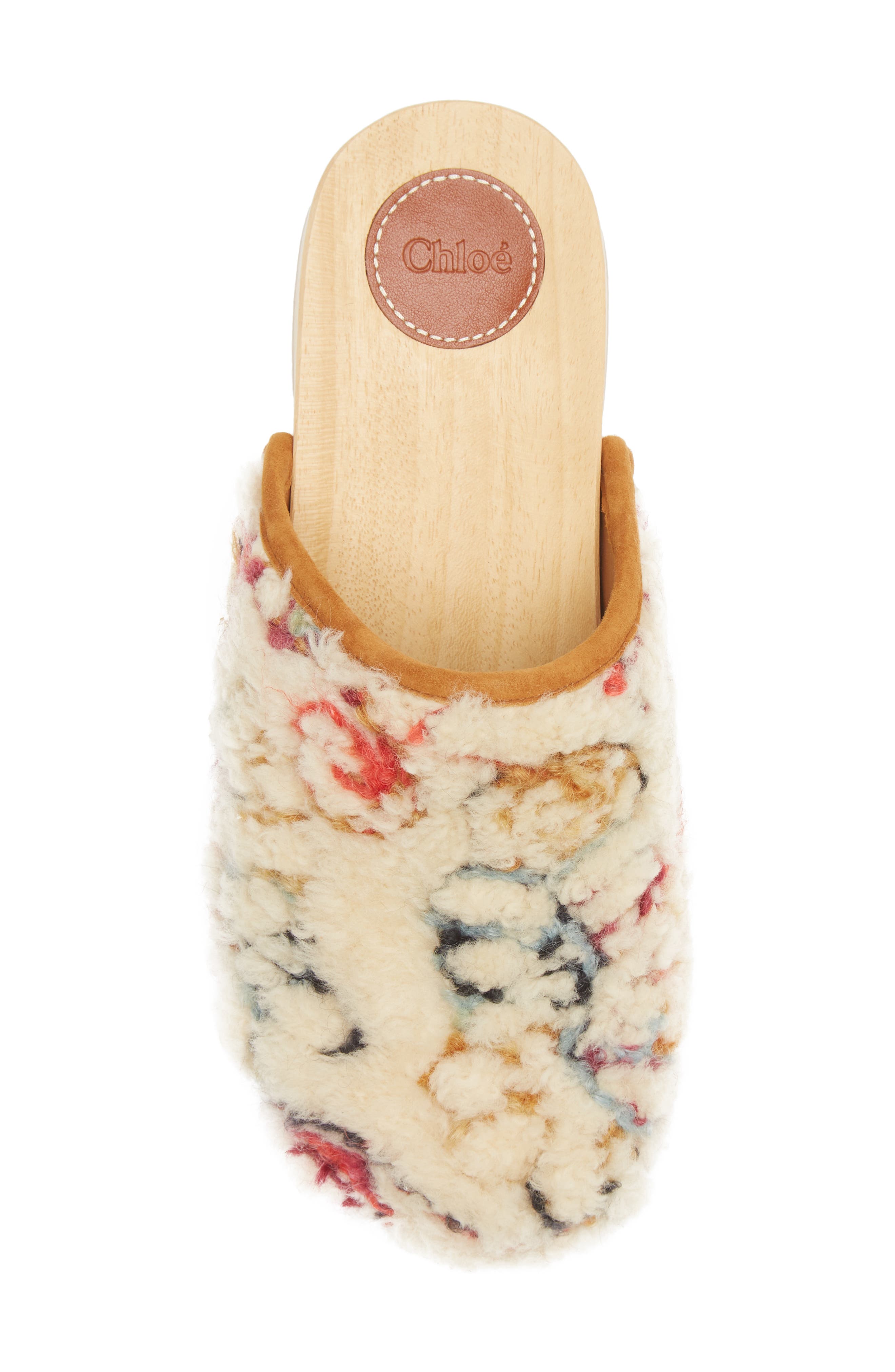 Chloé Joy Genuine Shearling Clog (Women) | Nordstromrack