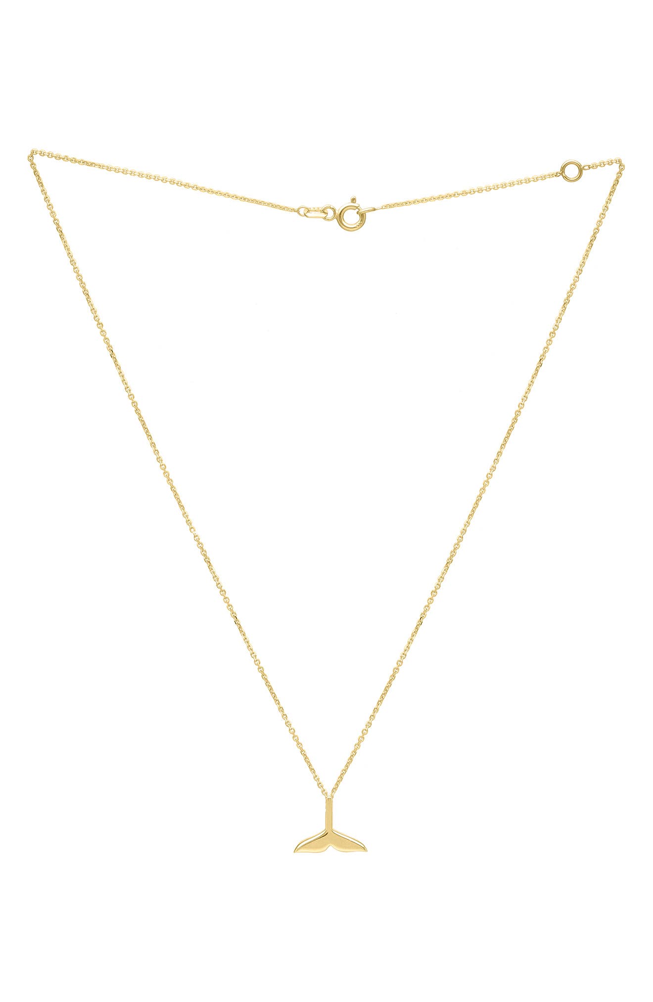 KARAT RUSH Whale Tale Pendant Necklace | Nordstromrack