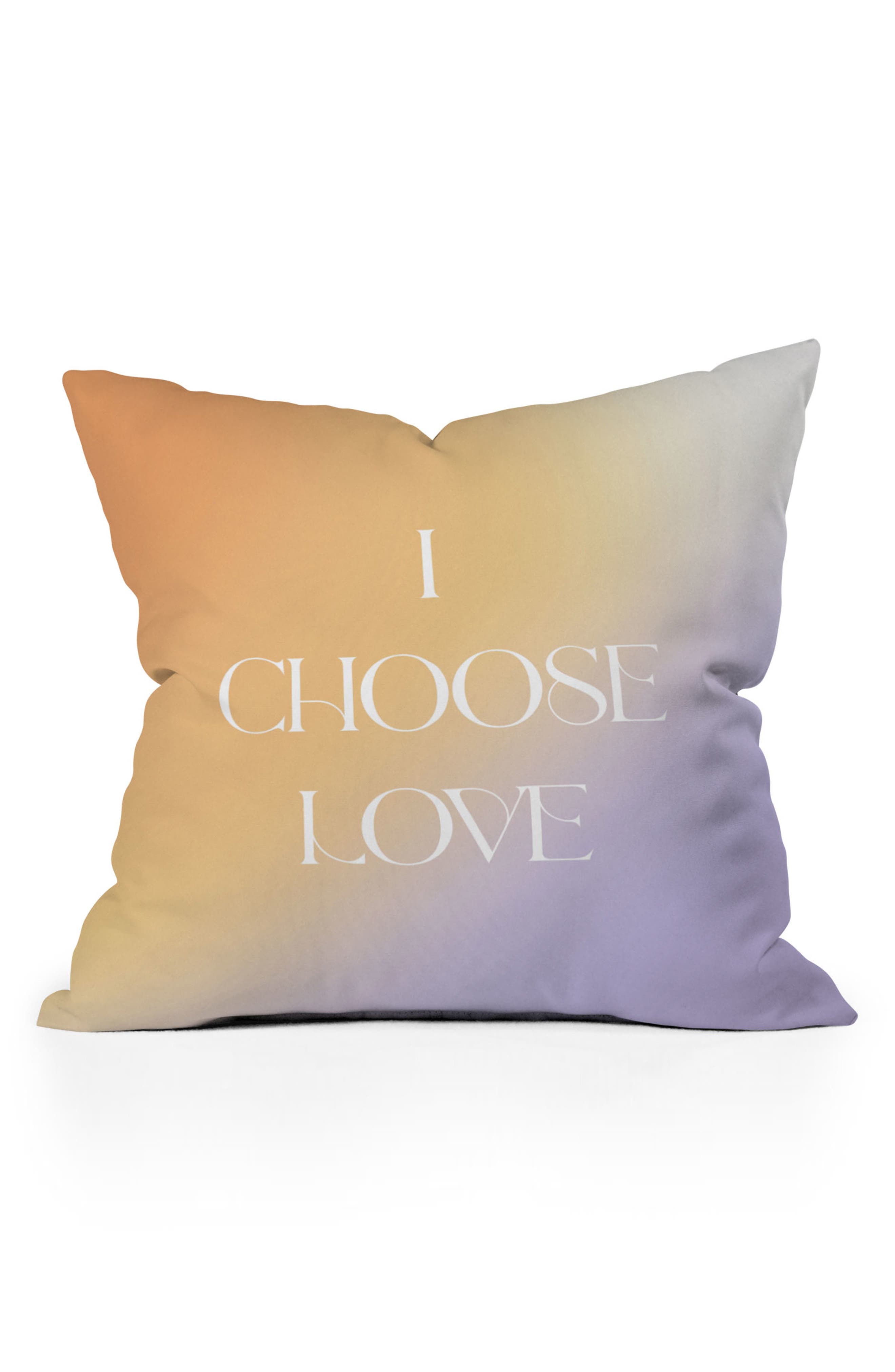 Deny Designs Bohomadic.Studio I Choose Love Throw Pillow | Nordstromrack