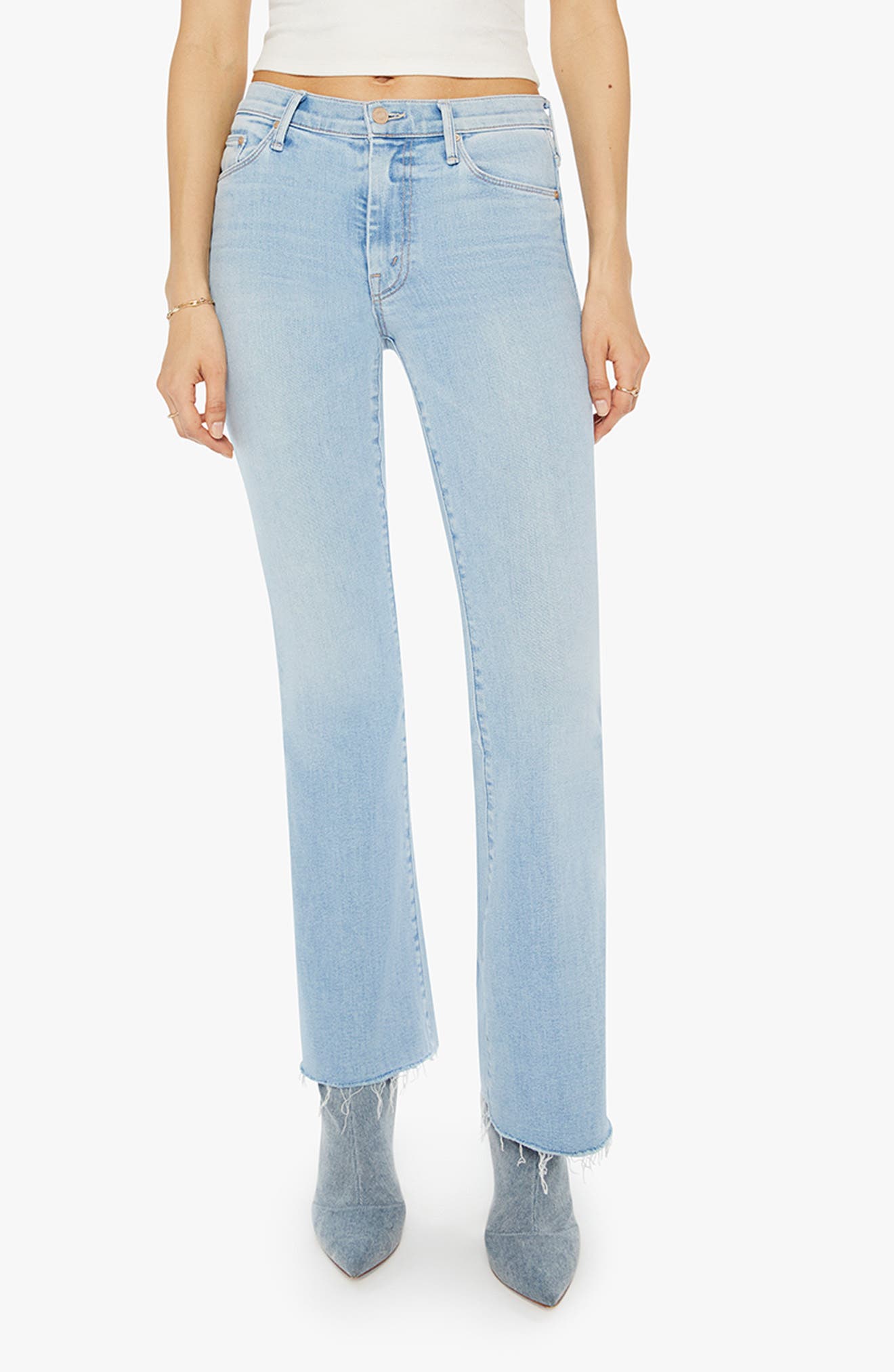 MOTHER Frayed Flare Jeans | Nordstromrack