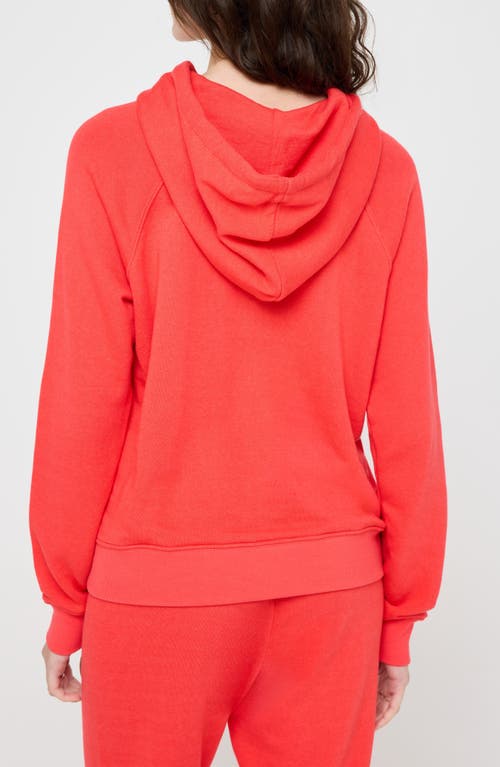 Spiritual Gangster Love Heart Harper Crop Hoodie In Poppy | ModeSens
