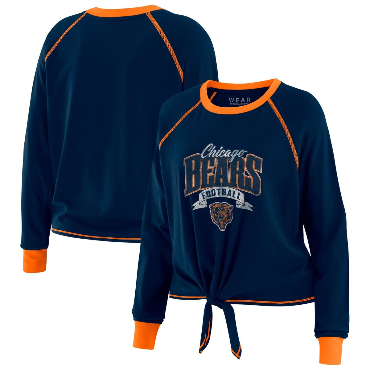 WEAR by Erin Andrews Women's WEAR by Erin Andrews Navy/Orange Chicago ...