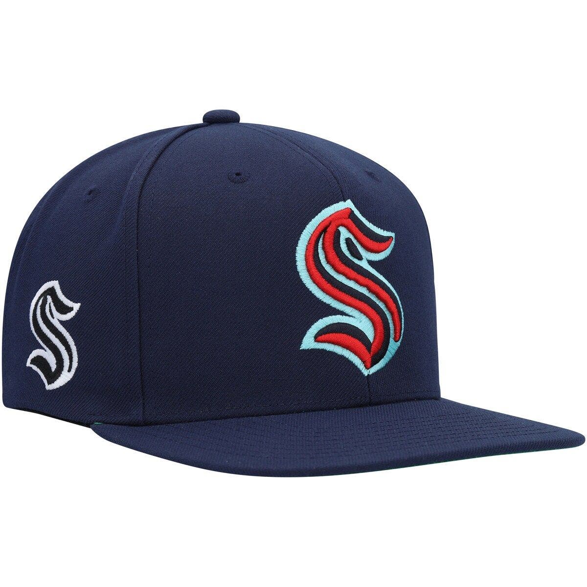 Mitchell & Ness Men's Mitchell & Ness Deep Sea Blue Seattle Kraken ...
