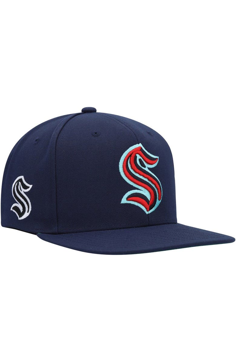 Mitchell & Ness Men's Mitchell & Ness Deep Sea Blue Seattle Kraken ...
