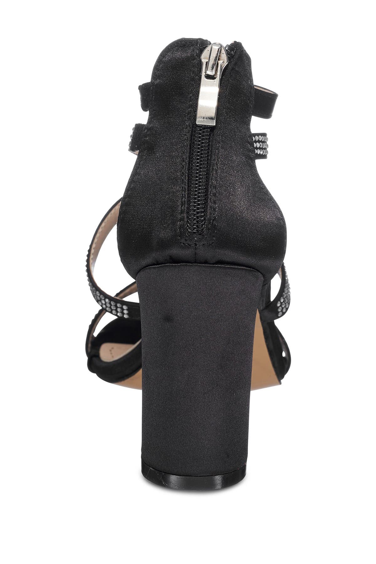 GOOD CHOICE NEW YORK Nyx Rhinestone Embellished Block Heel Sandal ...