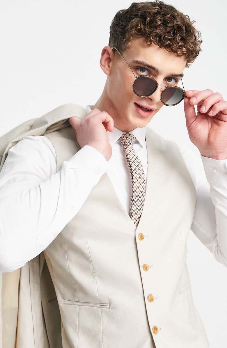 ASOS DESIGN Skinny Fit Suit Waistcoat | Nordstromrack