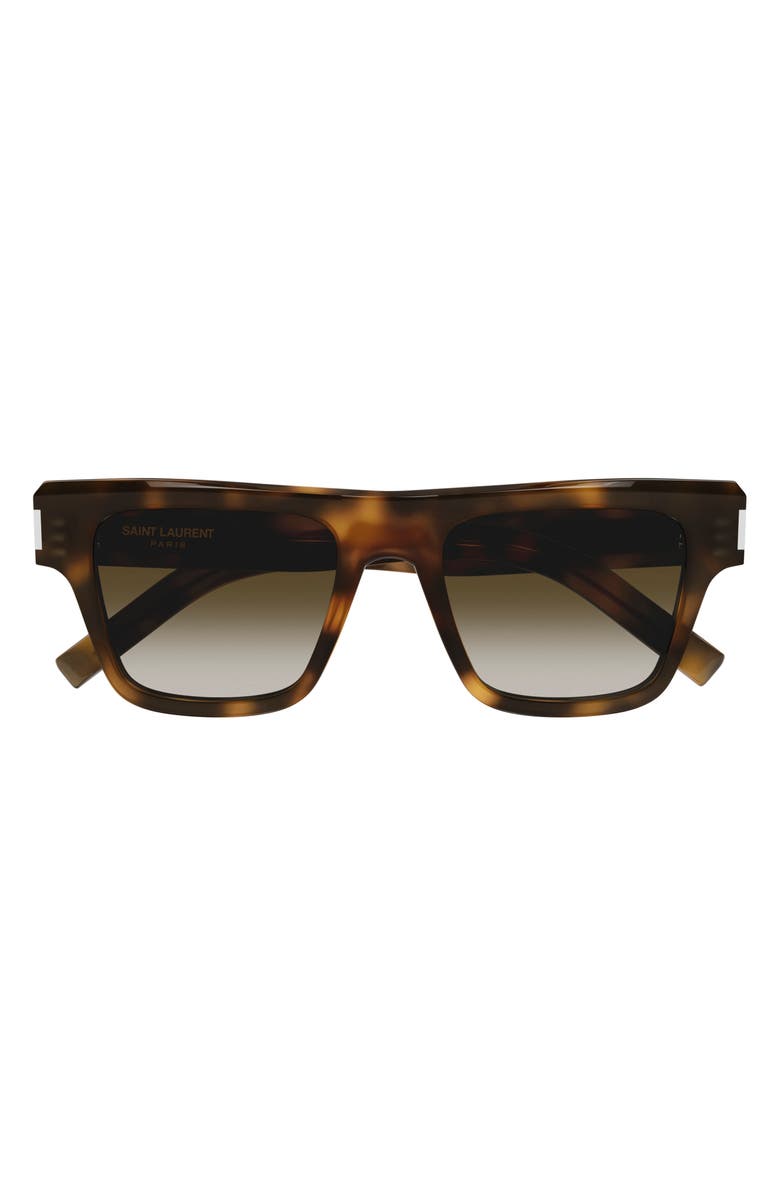 Saint Laurent 51mm Rectangular Sunglasses | Nordstrom