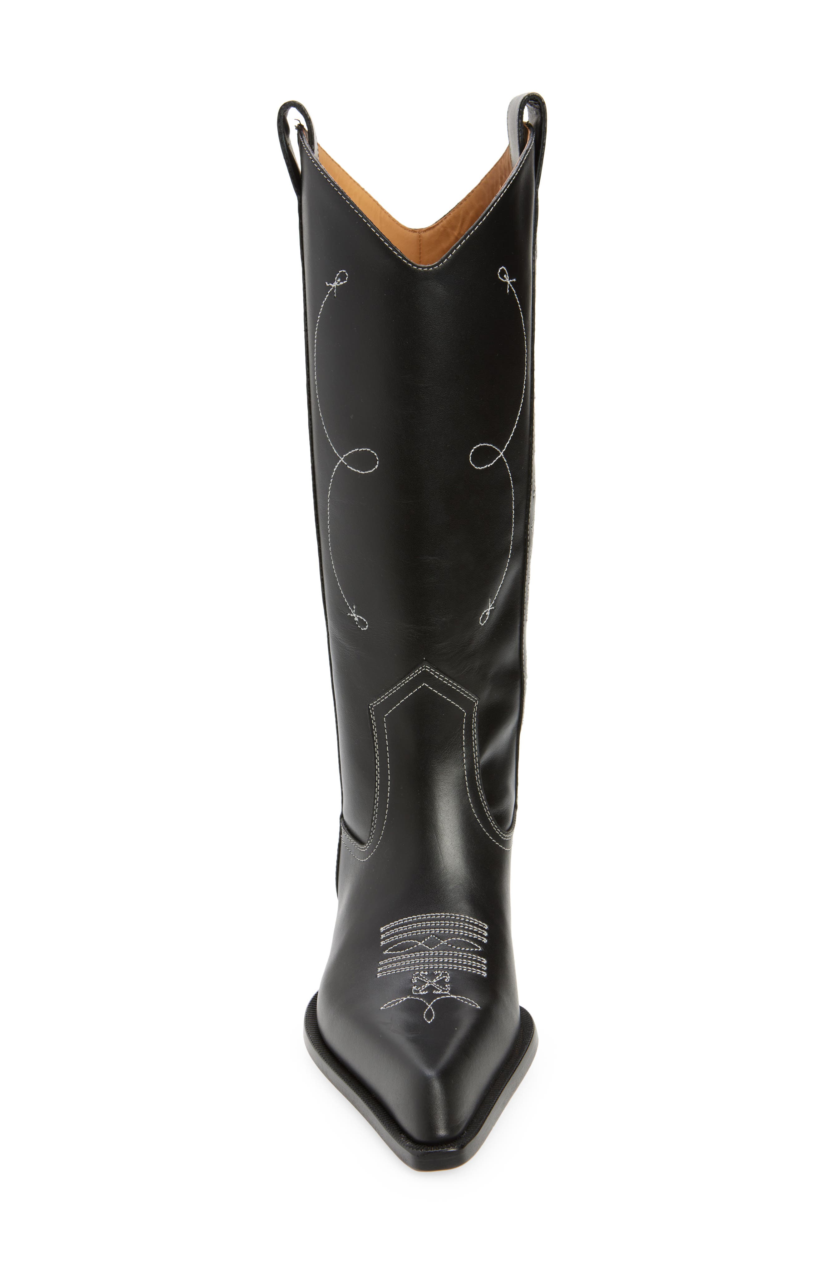 Off-White Frame Pointed Toe Western Boot (Women) | Nordstromrack