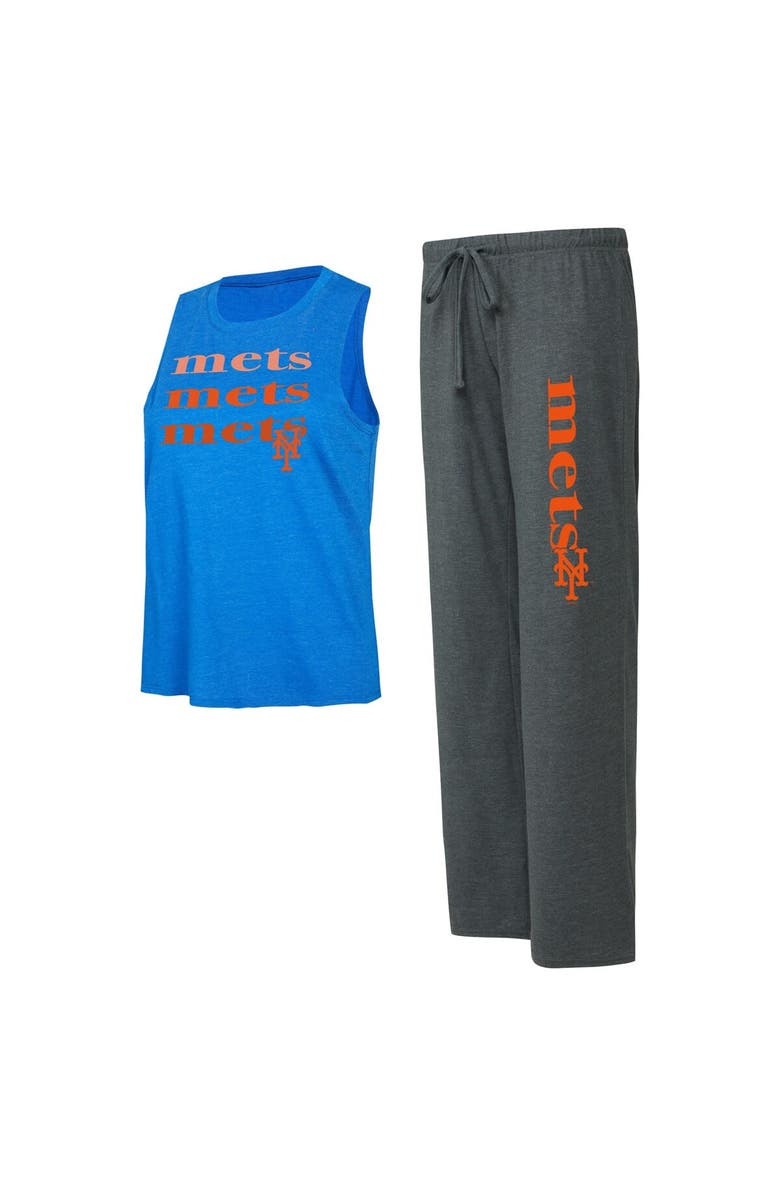 CONCEPTS SPORT Women's Concepts Sport Charcoal/Royal New York Mets ...