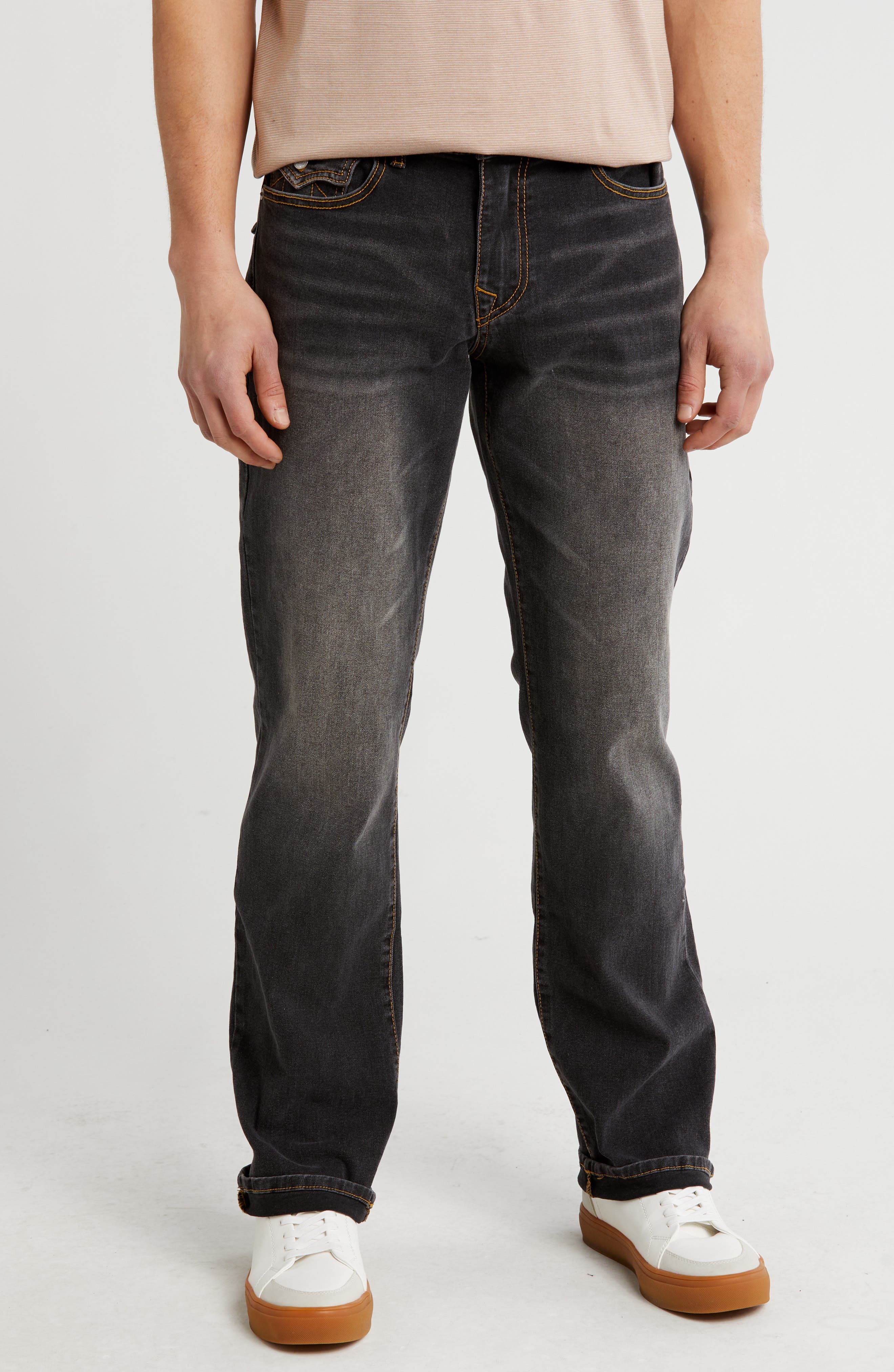 True Religion Brand Jeans Ricky Snap Straight Leg Jeans | Nordstromrack