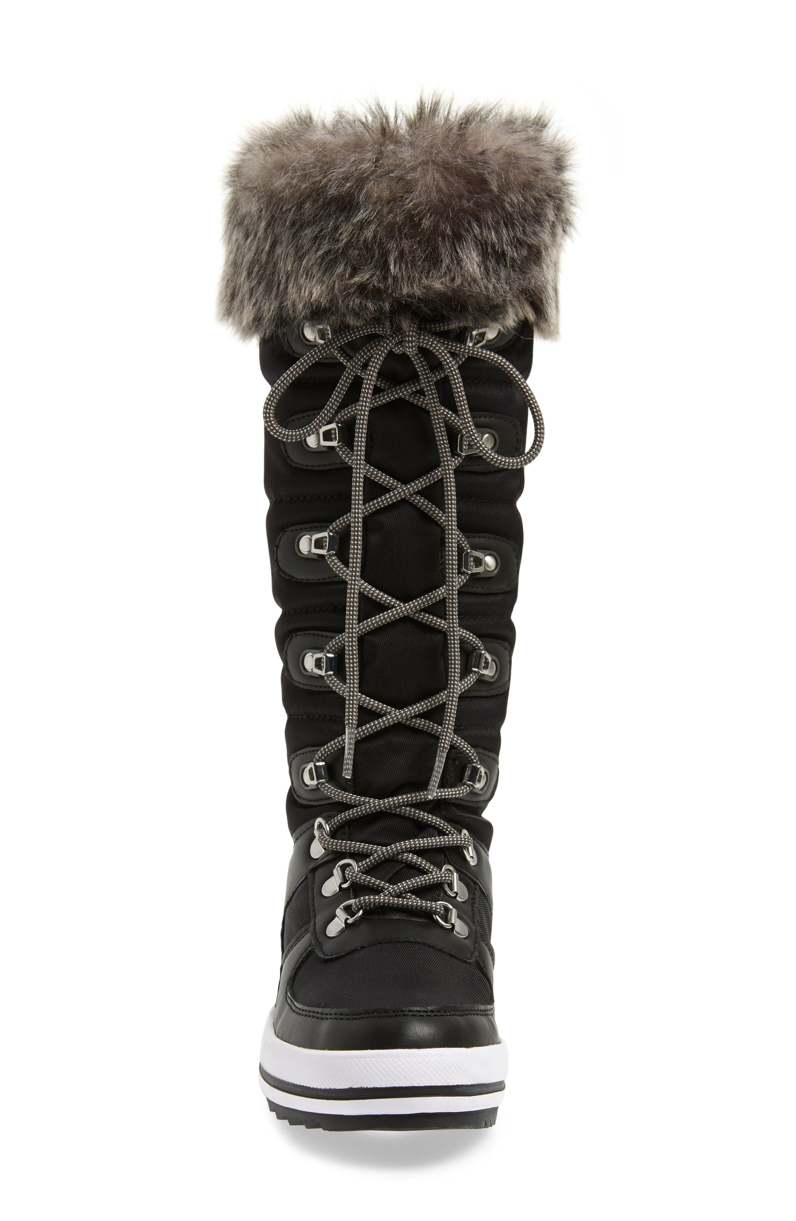 Cougar Vesta Faux Fur Collar Knee High Snow Boot (Women) | Nordstromrack