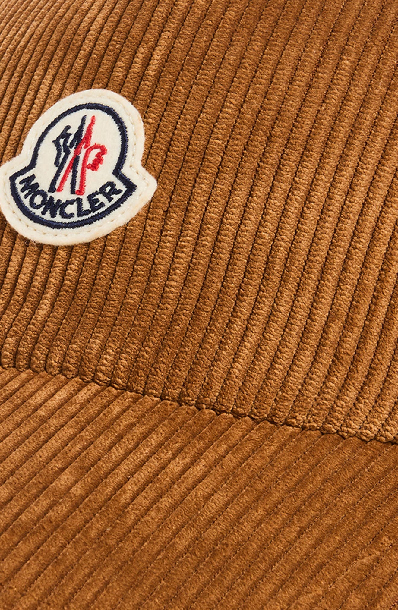 Moncler Logo Patch Corduroy Baseball Cap | Nordstrom