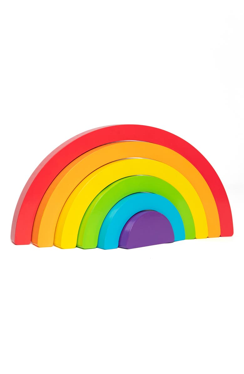 Melissa & Doug Blue's Clues & You! 9-Piece Wooden Rainbow Stacker ...