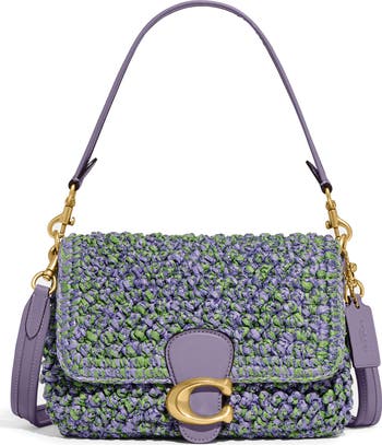 COACH Popcorn Straw Shoulder Bag | Nordstrom