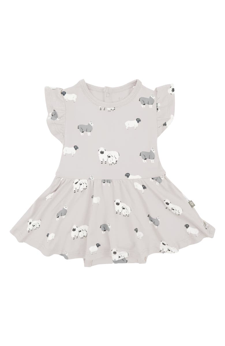 Kyte BABY Lamb Twirl Skirted Bodysuit | Nordstromrack