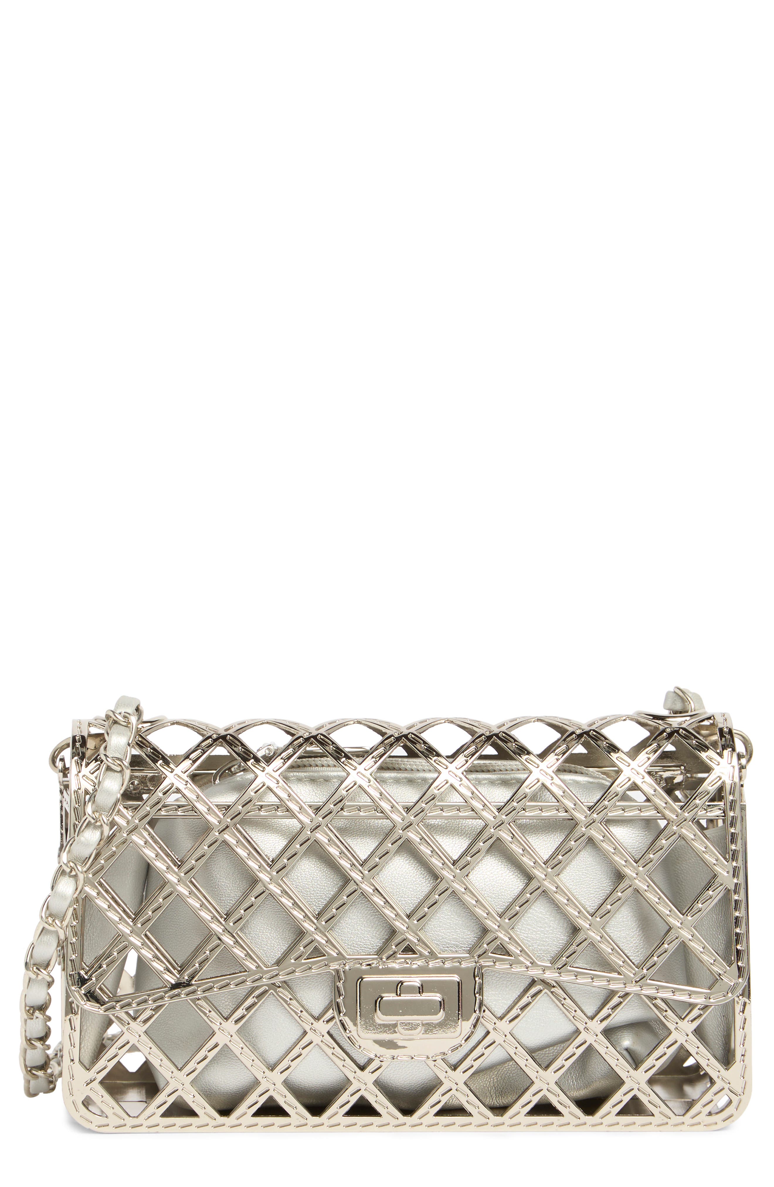 URBAN EXPRESSIONS HANDBAGS Diamond Caged Clutch | Nordstromrack
