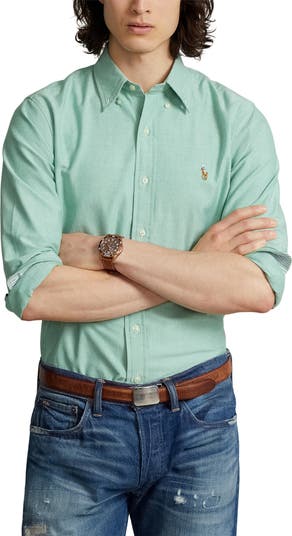 Polo Ralph Lauren Classic Solid Button-Down Oxford Shirt | Nordstrom