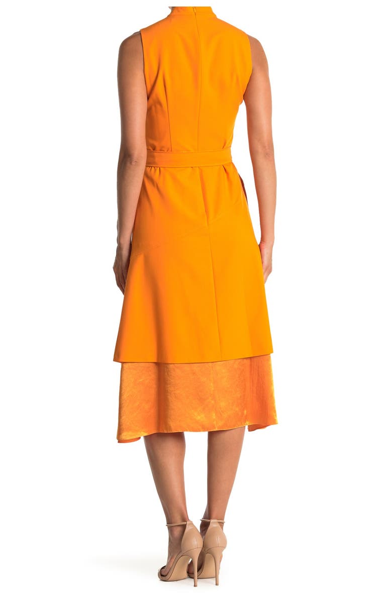BOSS Kethea Mixed Layer Sleeveless Midi Dress | Nordstromrack